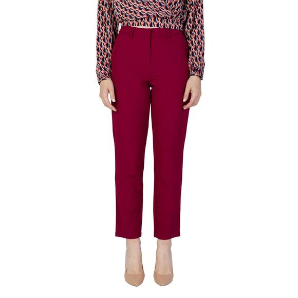 Vila Clothes | Other | Vila Clothes Casual Burgundy Ankle Pants Women ...
